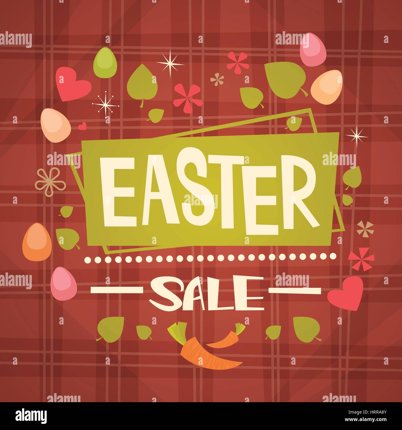 Easter Sale Shopping Special Offer Holiday Banner Stock Vector Image ...