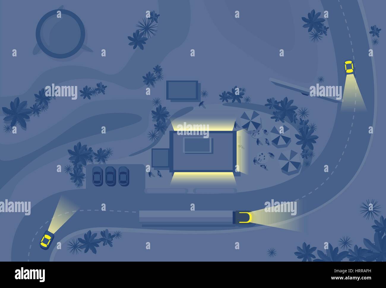 Freight night Stock Vector Images - Alamy