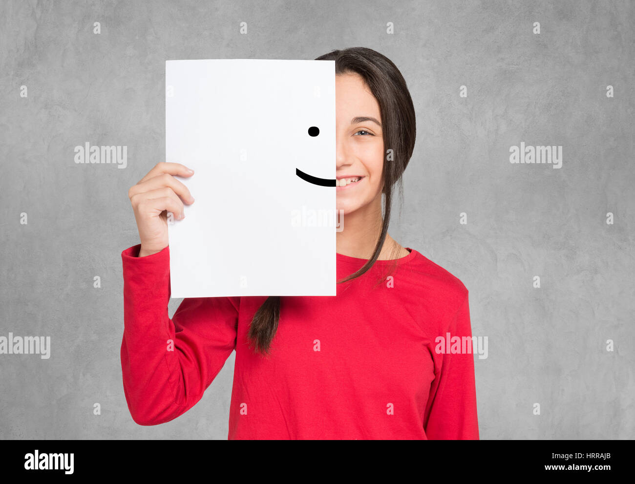 Half Smile Smiley Face