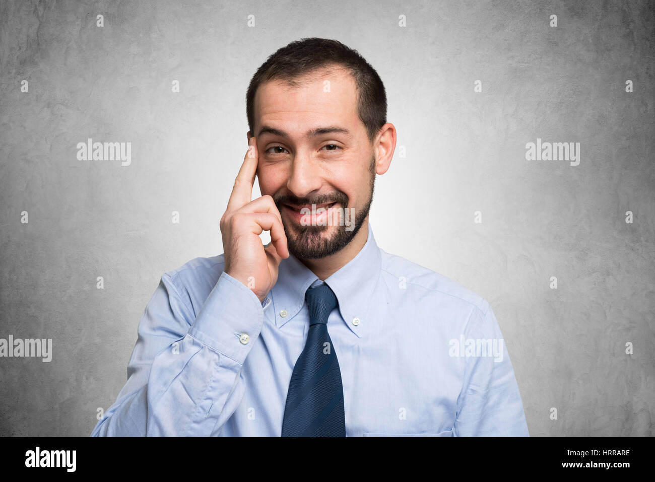 Smart man portrait Stock Photo - Alamy