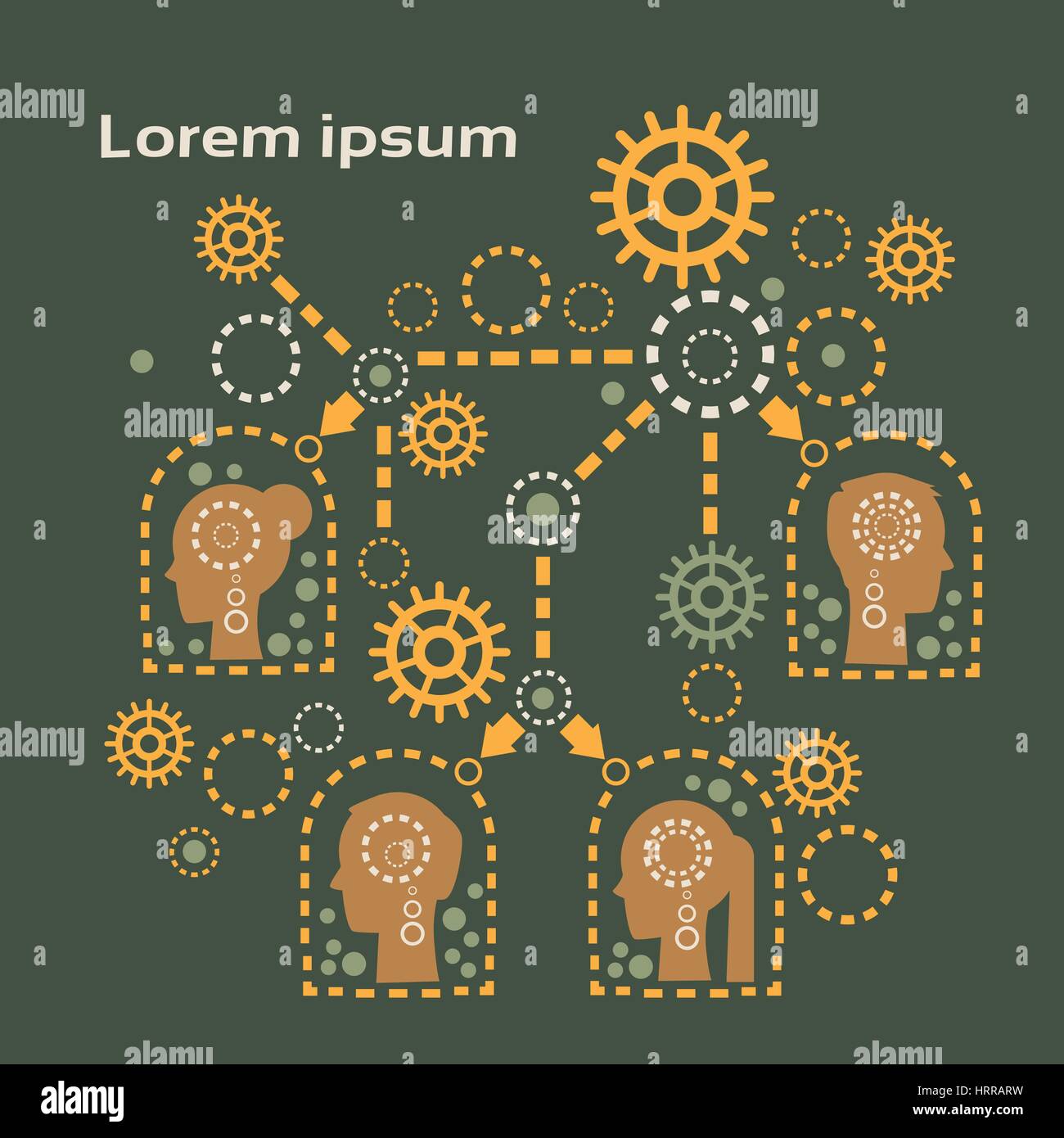 Abstract Business Brainstorming Concept New Idea Development ...