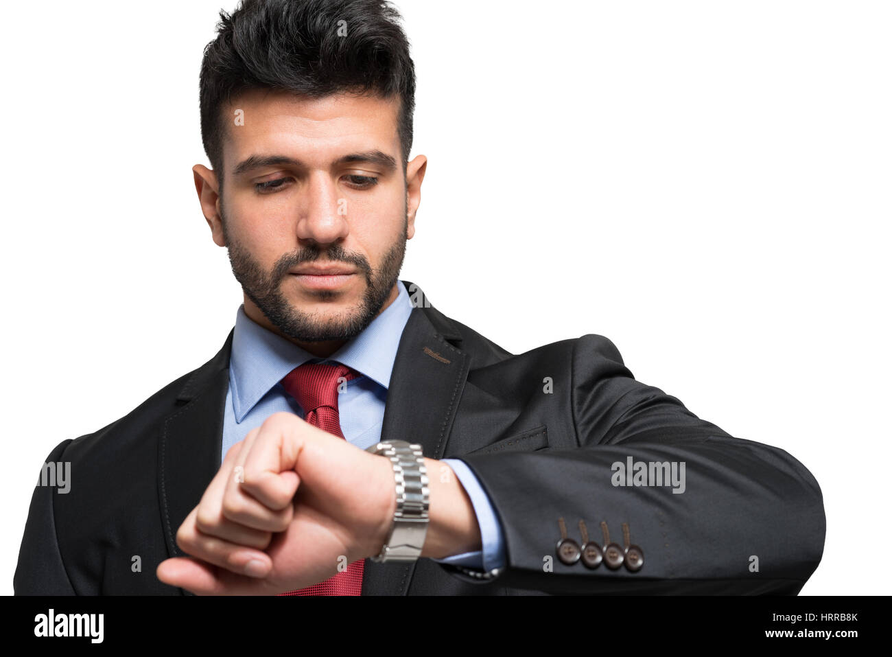 Boss looking at watch hi-res stock photography and images - Alamy