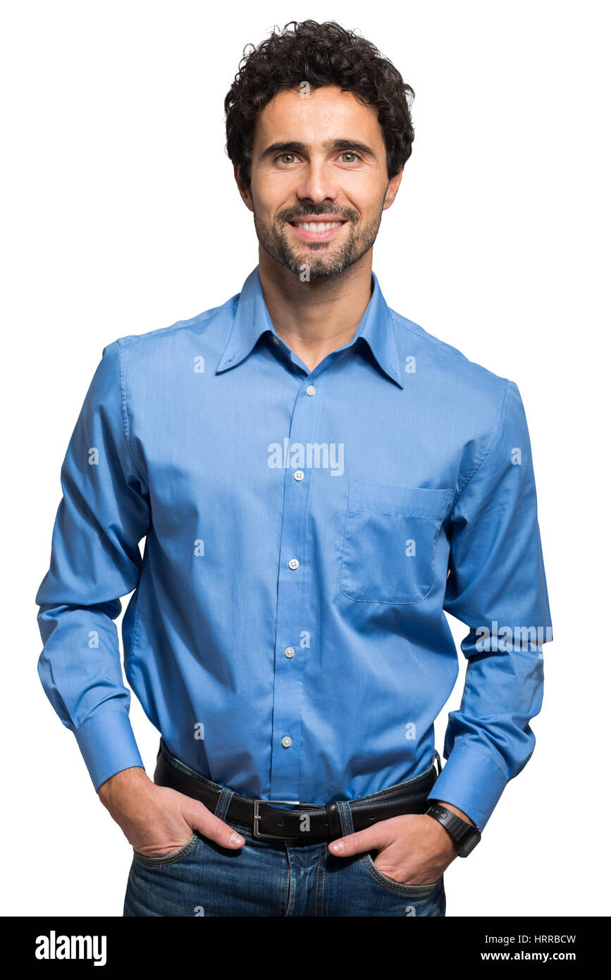 Portrait of a smiling man Stock Photo - Alamy