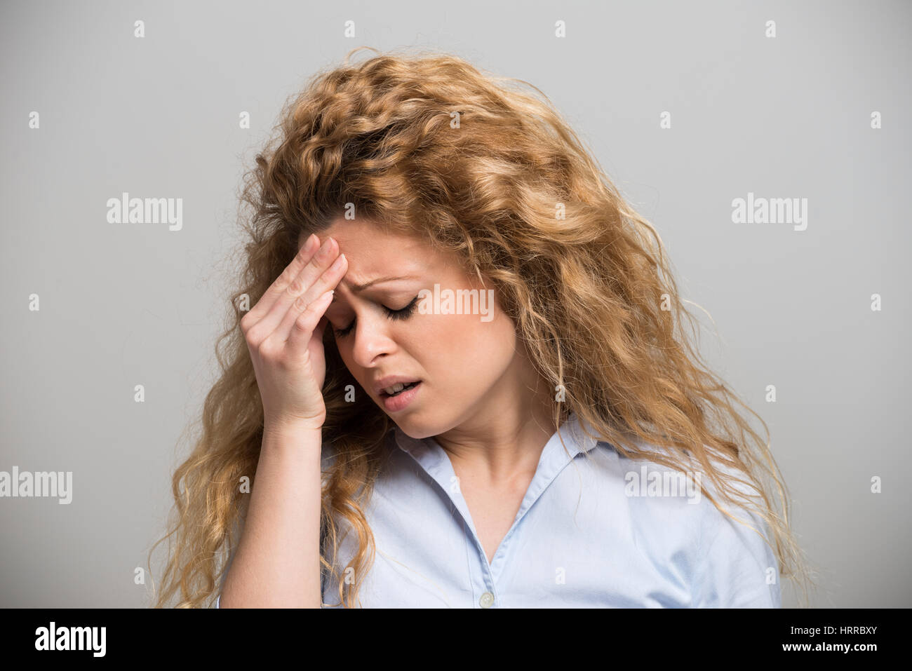 Portrait of a sad woman Stock Photo - Alamy