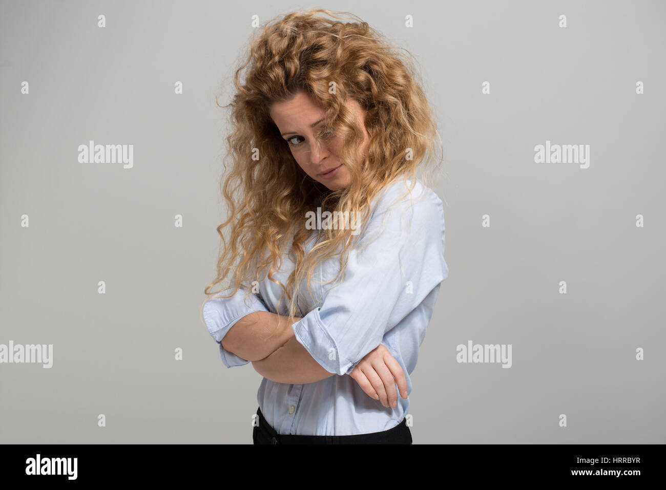Portrait offended woman sad hi-res stock photography and images - Alamy
