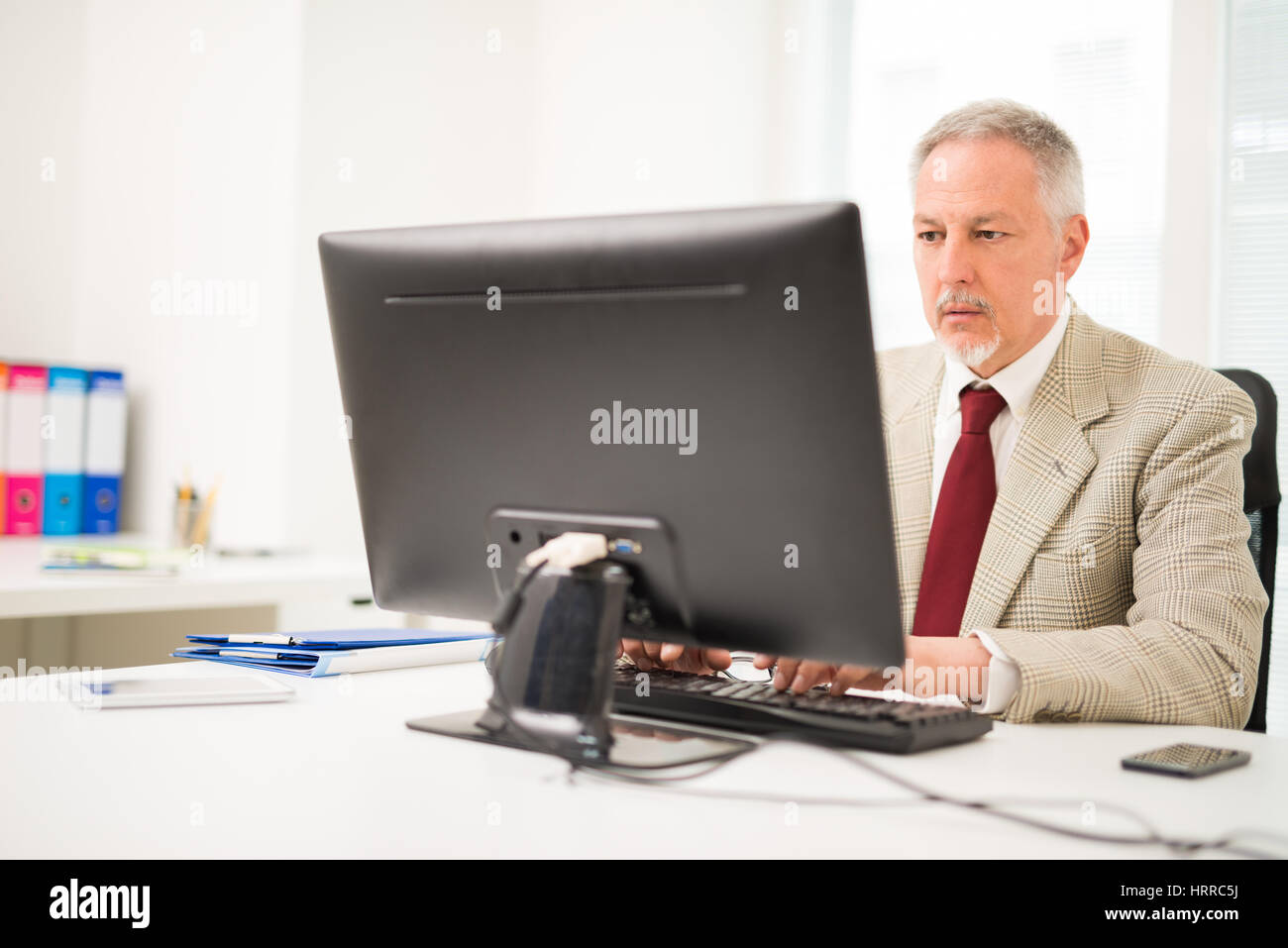 Interior office working program businessman hi-res stock photography and images - Alamy