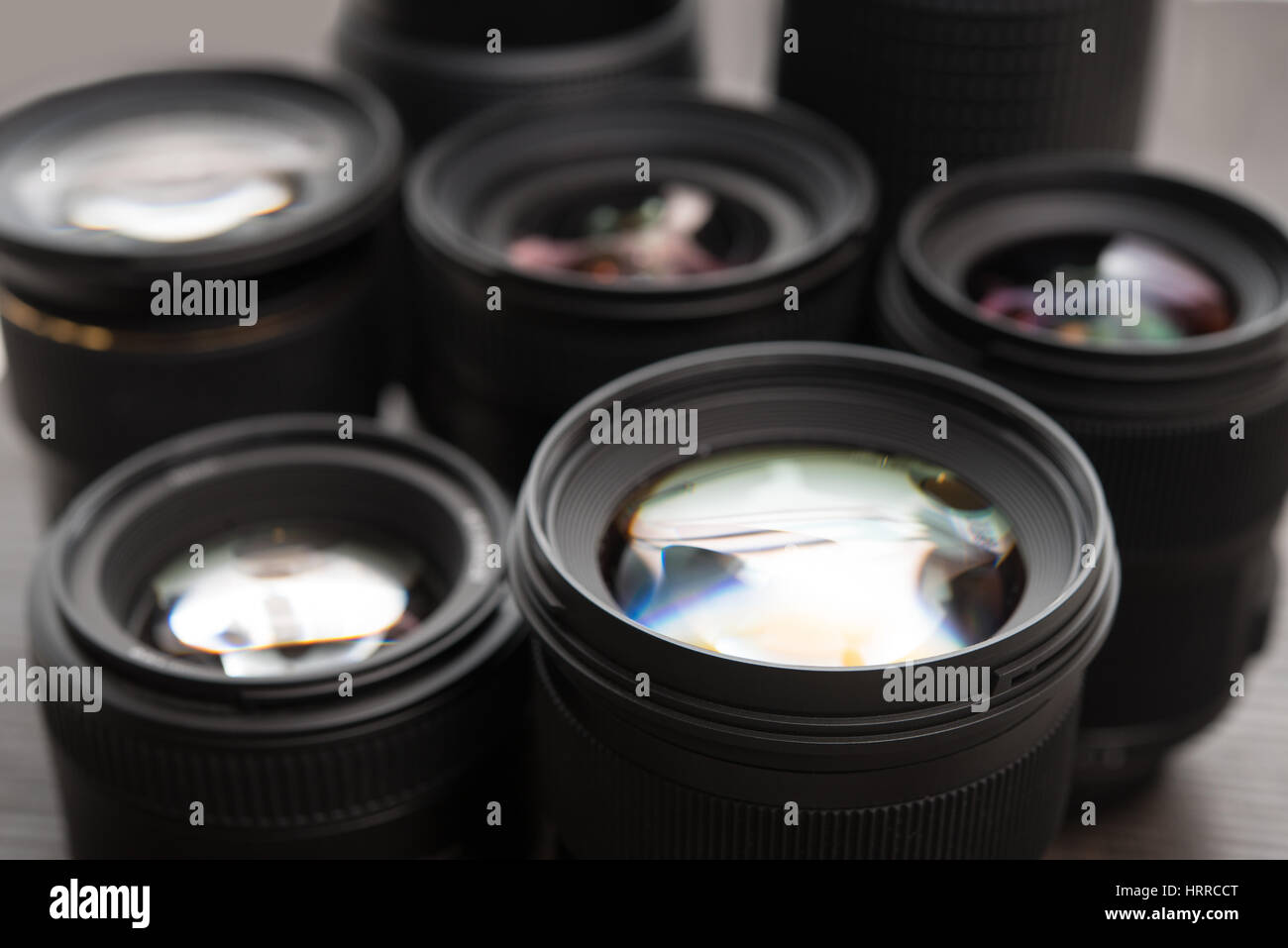 Multiple camera lenses hi-res stock photography and images - Alamy