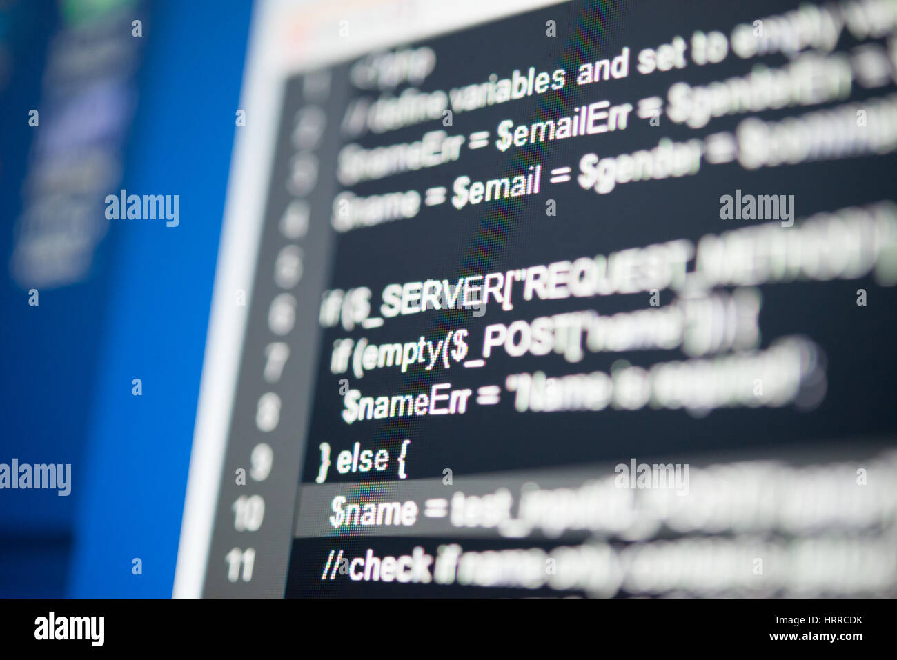 Program Code On A Monitor High Resolution Stock Photography and Images ...
