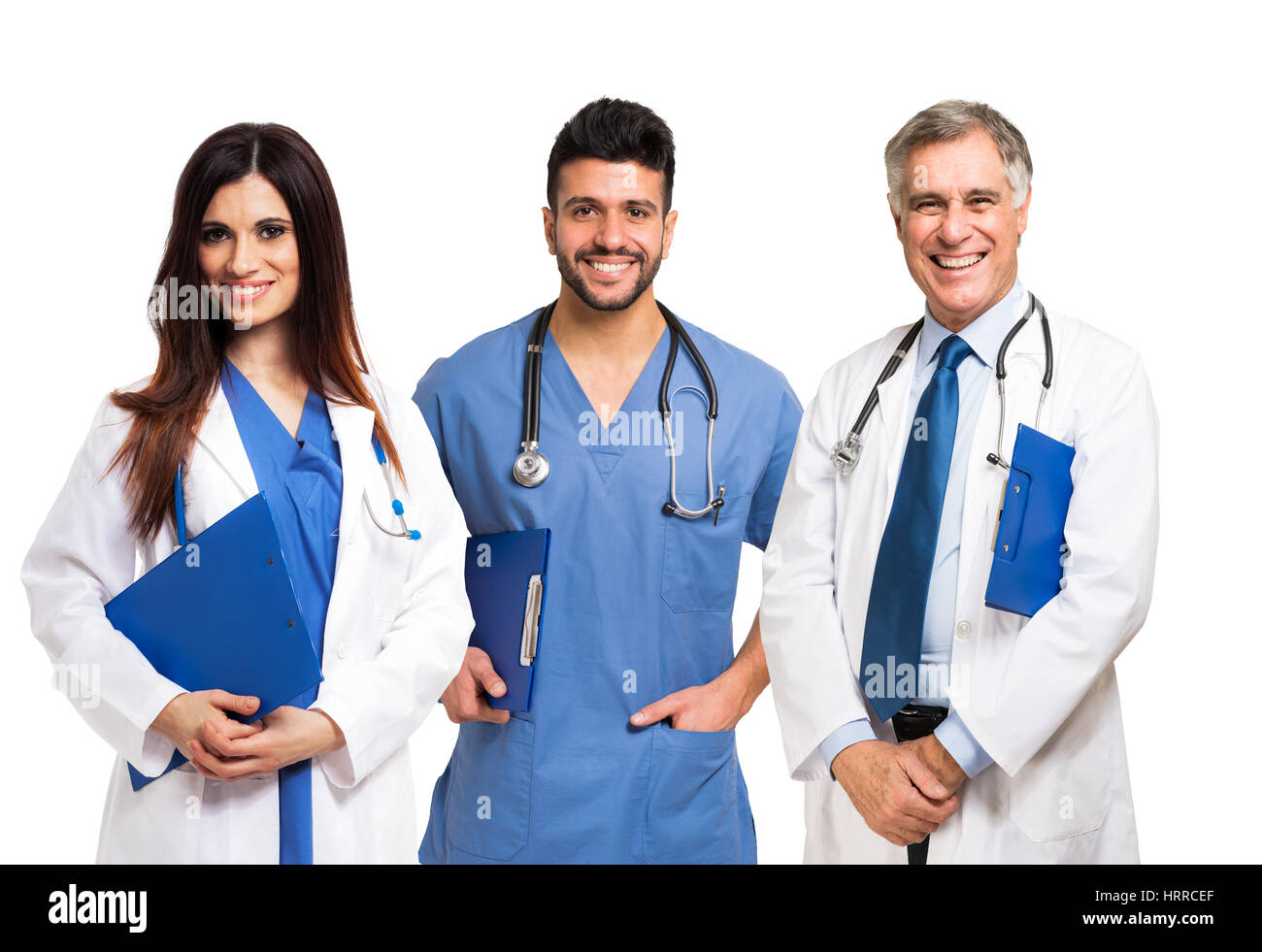 Portrait three doctors hi-res stock photography and images - Alamy