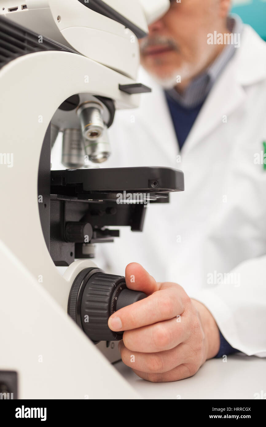 Researcher at work in a laboratory Stock Photo - Alamy