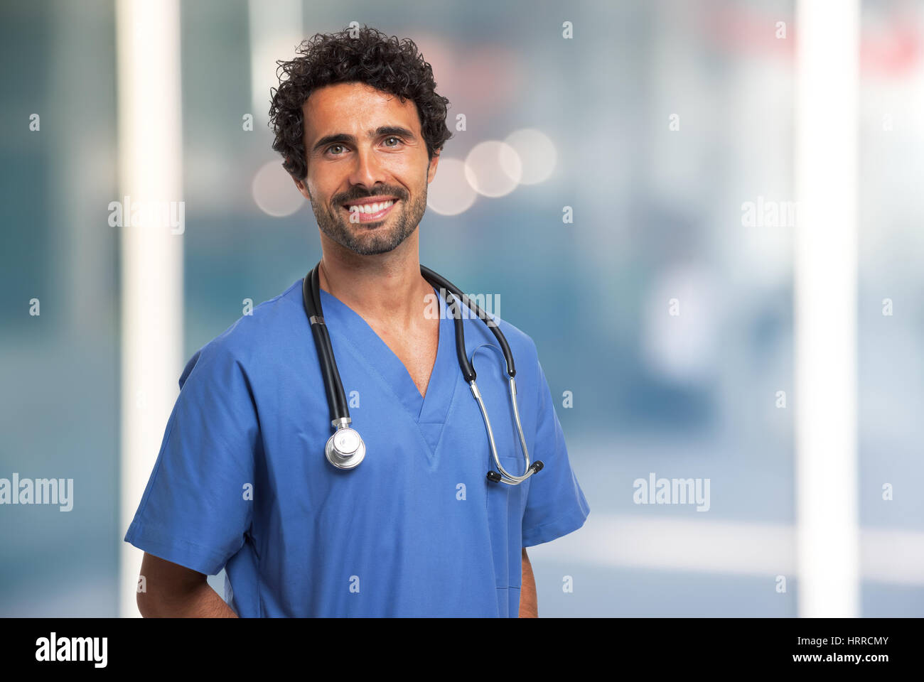 Portrait of a smiling doctor Stock Photo - Alamy