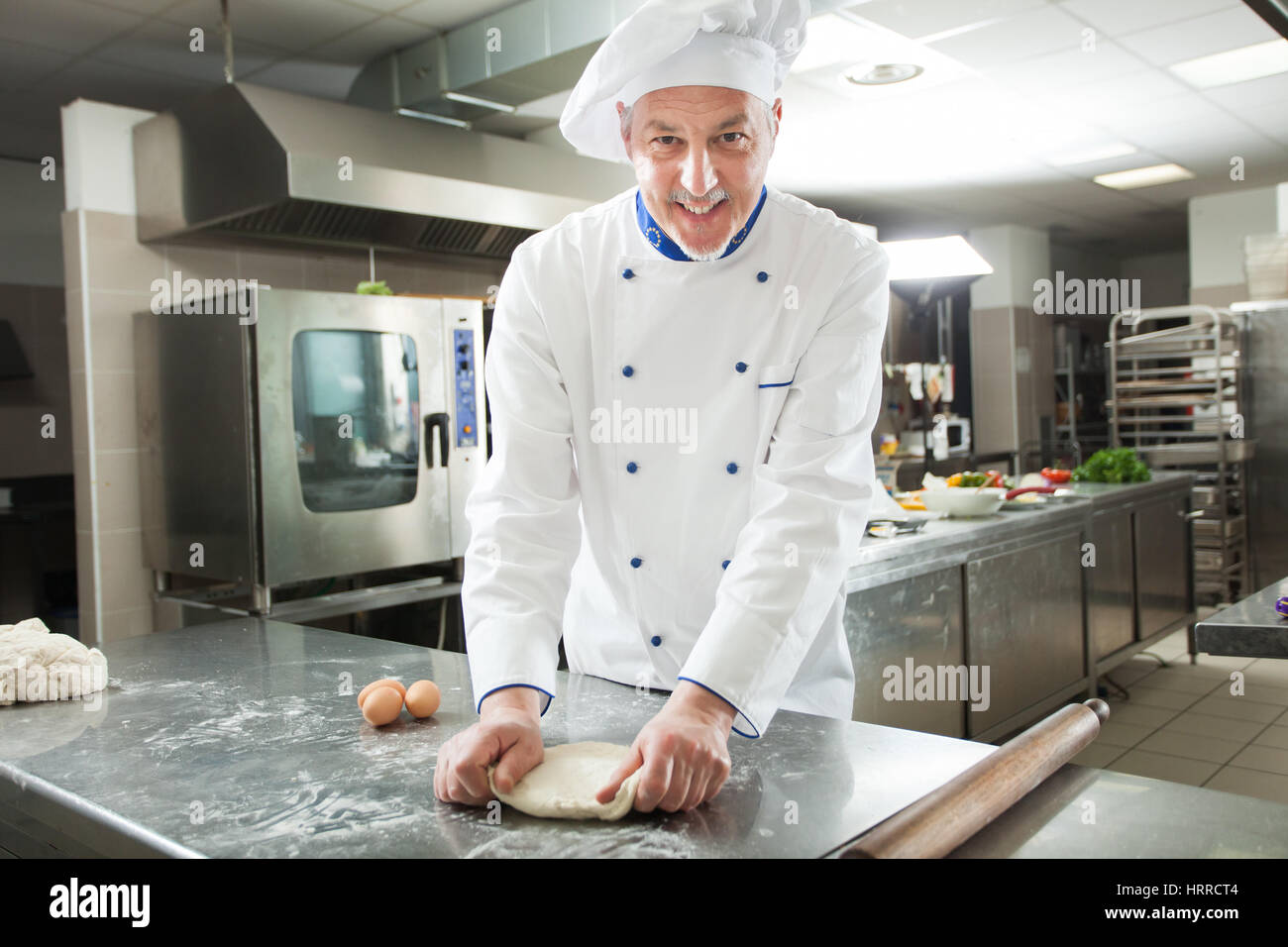 Professional chef at work Stock Photo - Alamy