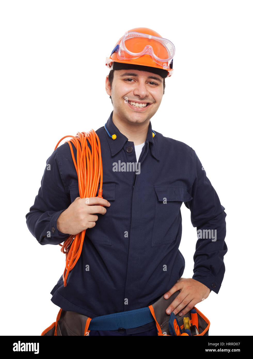 Portrait of a smiling engineer Stock Photo - Alamy