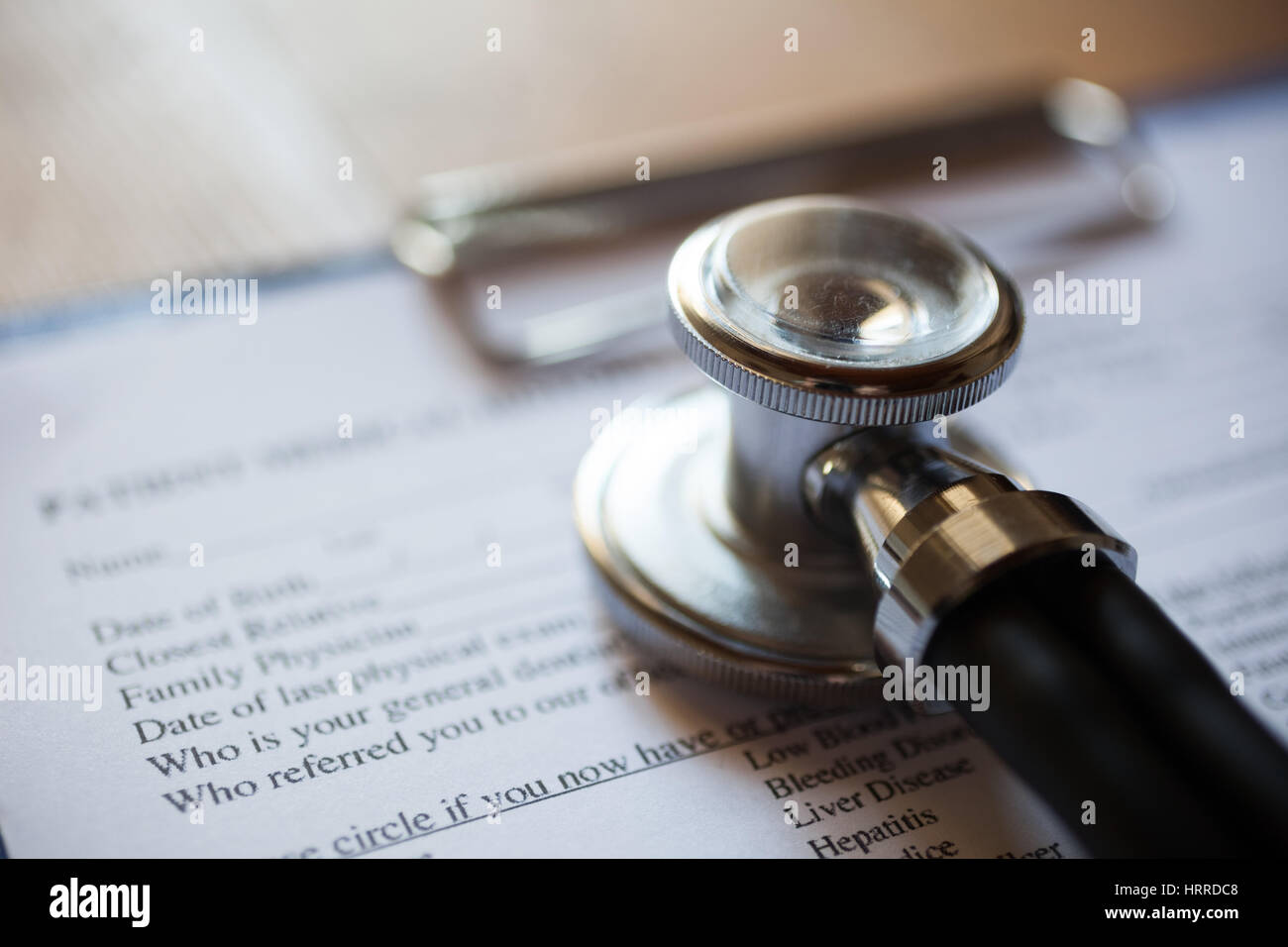 Medical patient history Stock Photo - Alamy