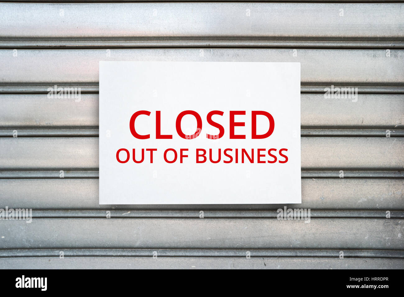 Closed shop background Stock Photo - Alamy