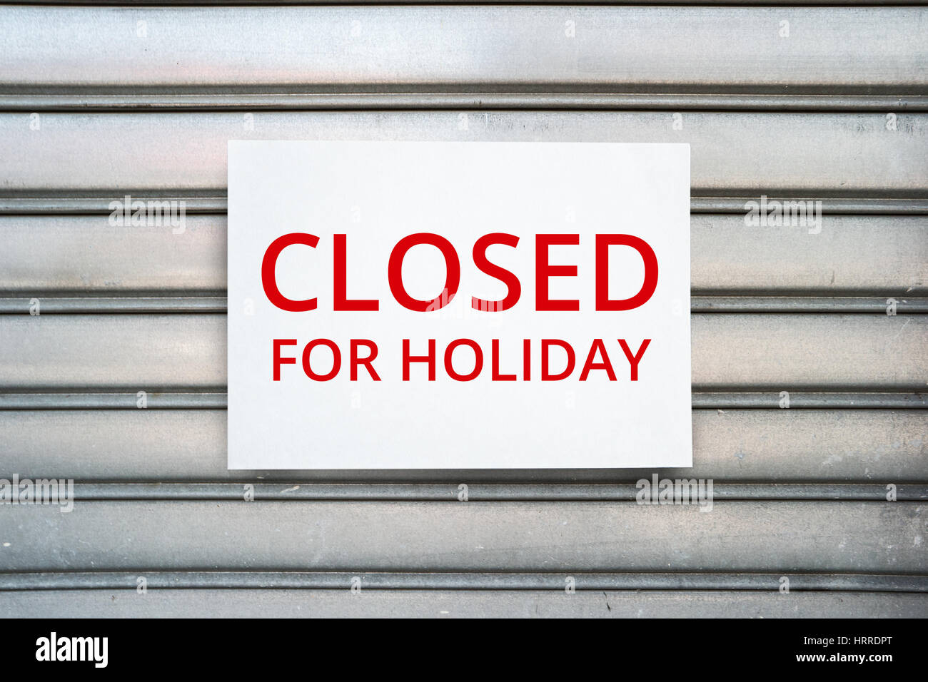 Closed shop background Stock Photo - Alamy