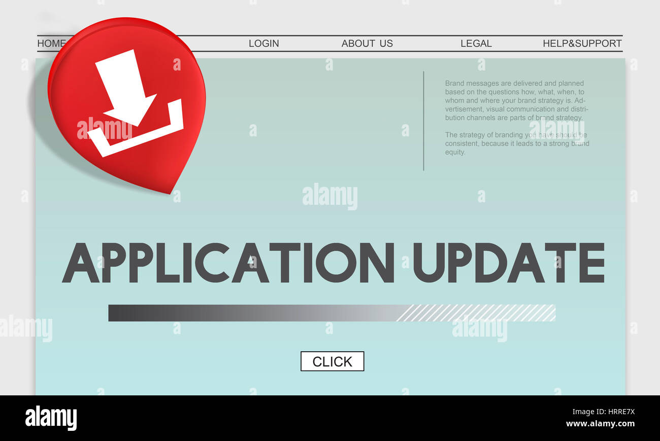 Downloading update hi-res stock photography and images - Alamy