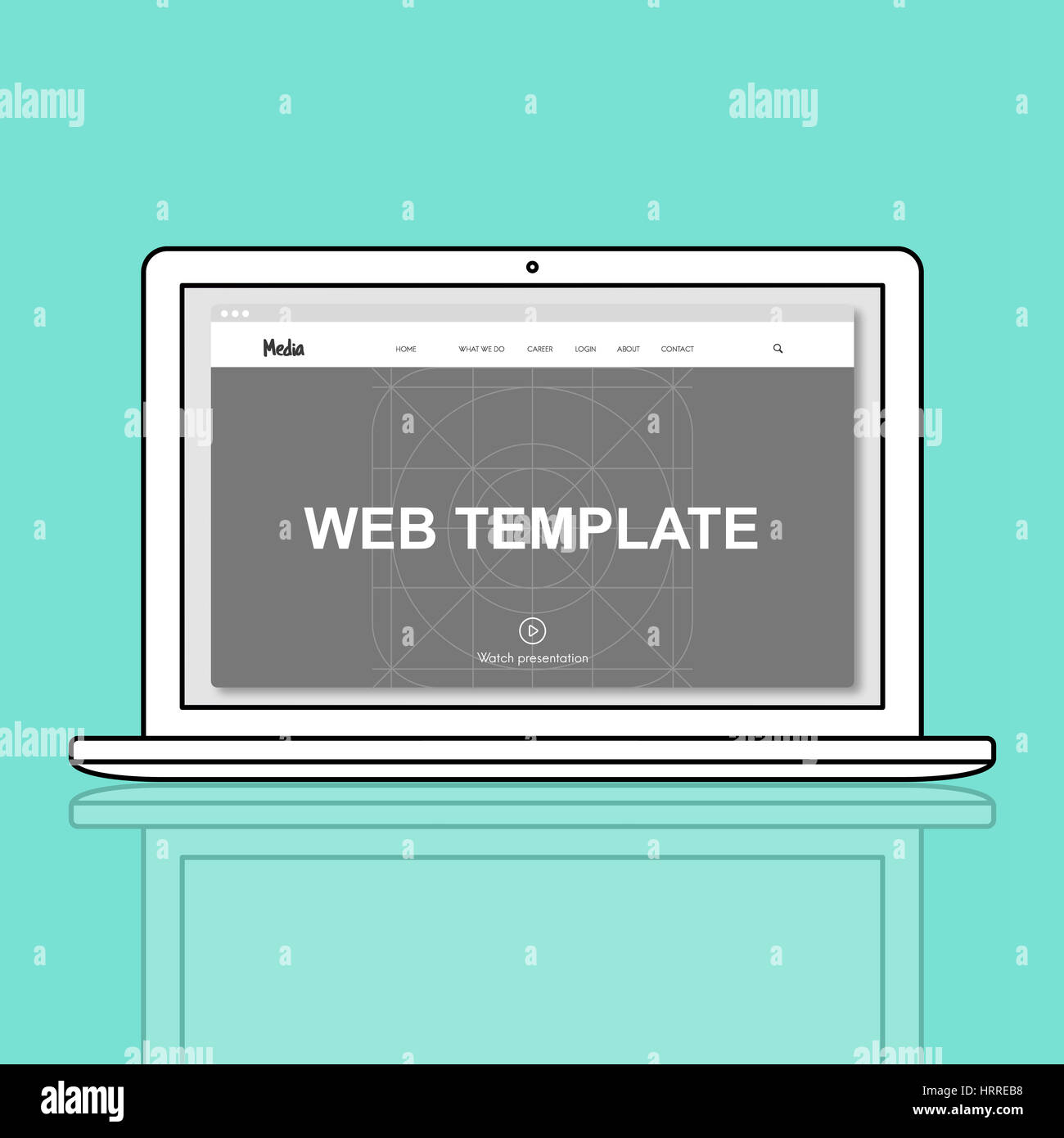 Web template hi-res stock photography and images - Alamy