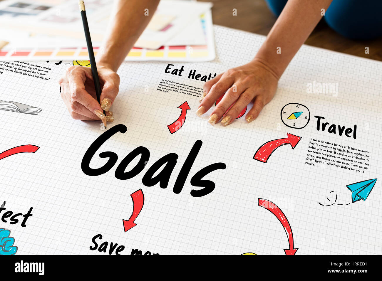 New Beginning Solution Goals Concept Stock Photo - Alamy