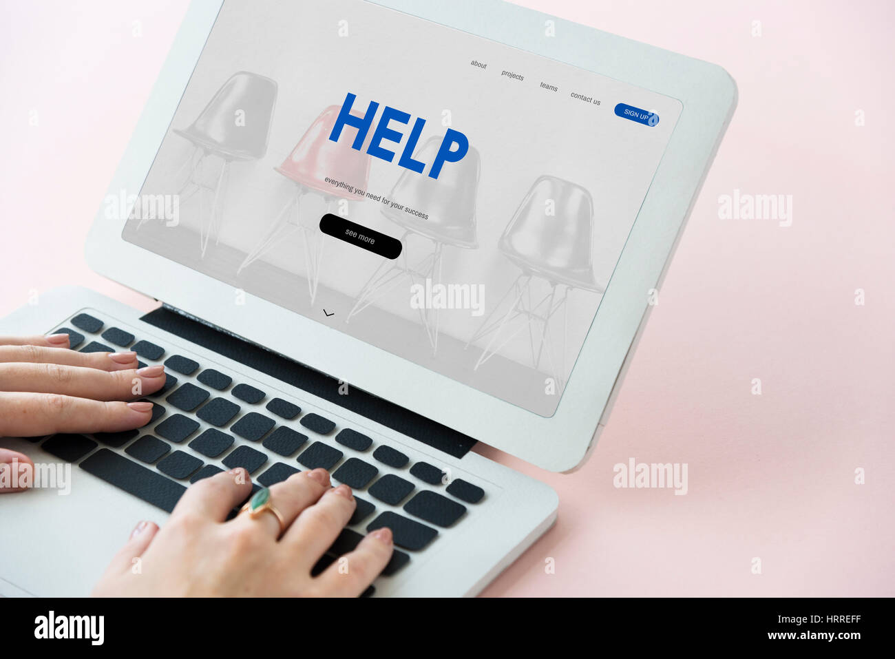Call Center Hot Line Information Concept Stock Photo - Alamy