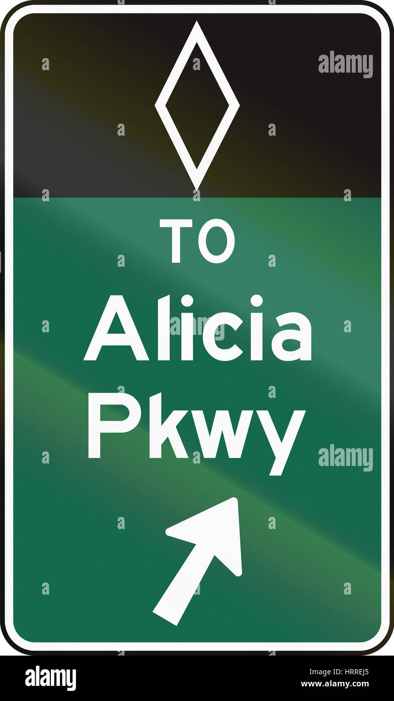 United States MUTCD road sign - HOV sign Stock Photo - Alamy