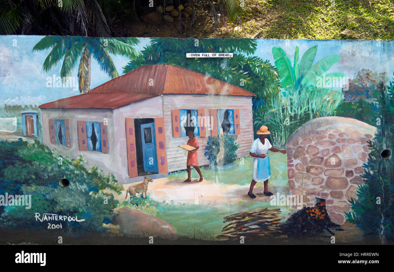 Roadside murals tortola british virgin hi-res stock photography and ...