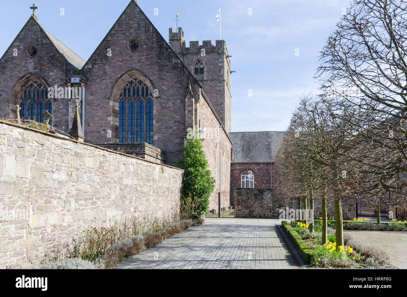 St marys priory church wales hi-res stock photography and images - Alamy