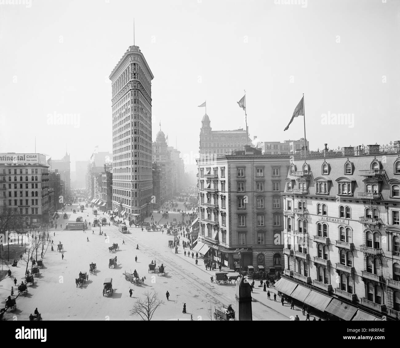 Flatiron Building, New York City, New York, USA, Detroit Publishing ...