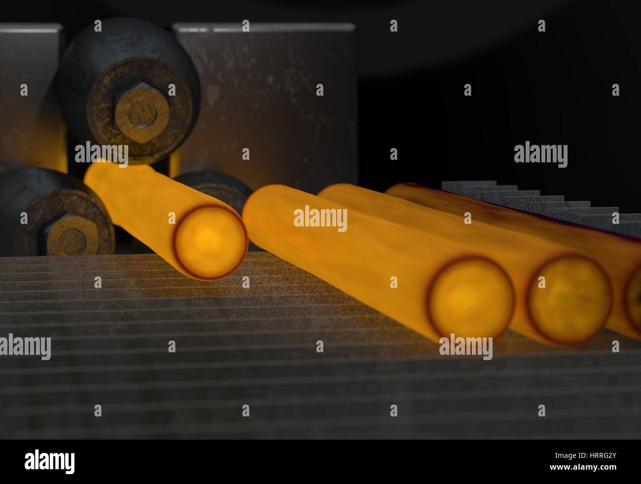 Steel hot rolling machine hi-res stock photography and images - Alamy