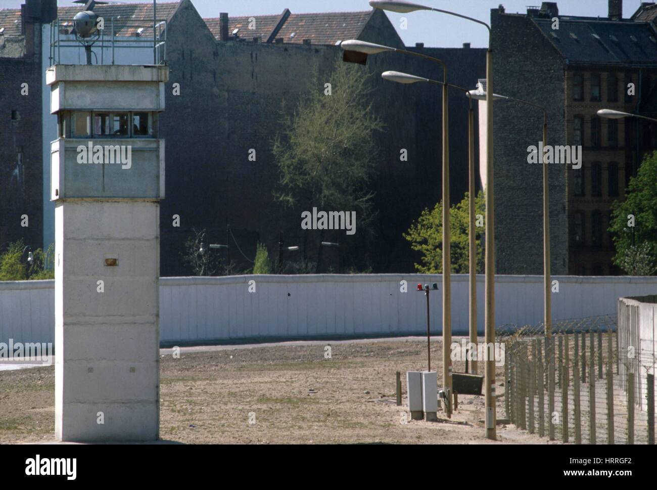 Guard tower berlin wall in hi-res stock photography and images - Alamy
