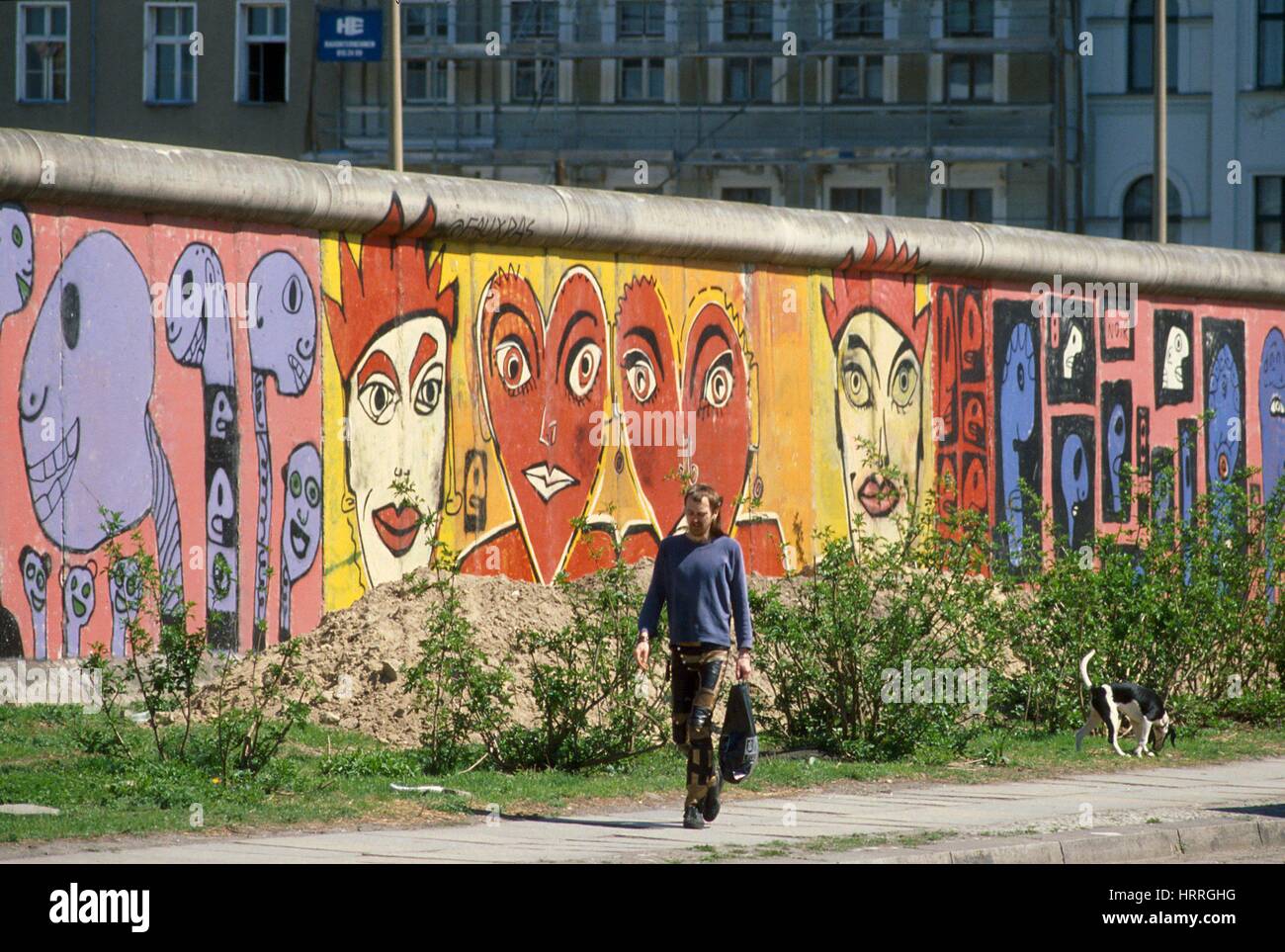 The Berlin Wall in 1986 Stock Photo - Alamy