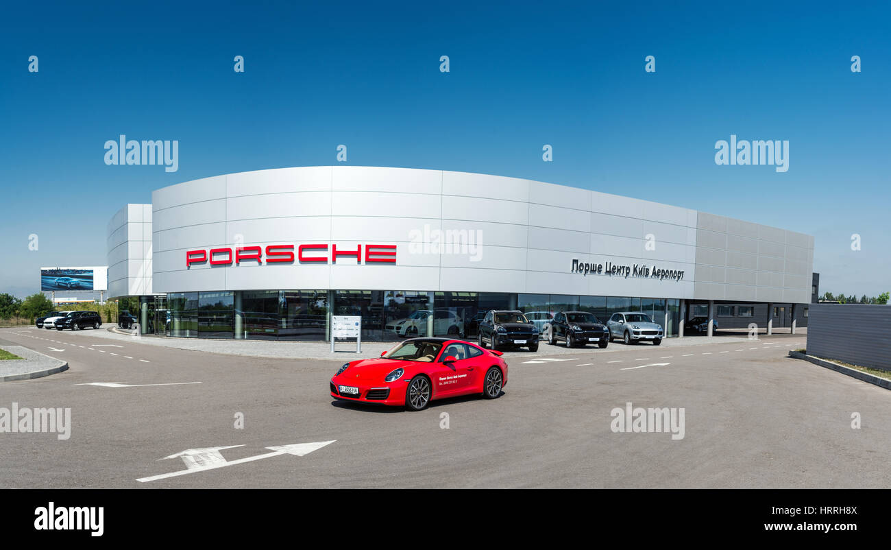 Back view red porsche 911 hi-res stock photography and images - Alamy