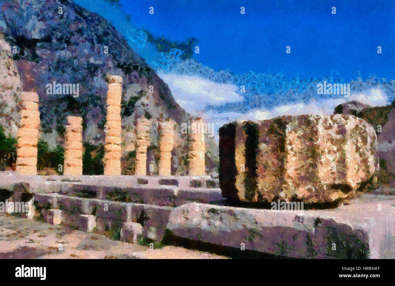 Greek god apollo painting hi-res stock photography and images - Alamy