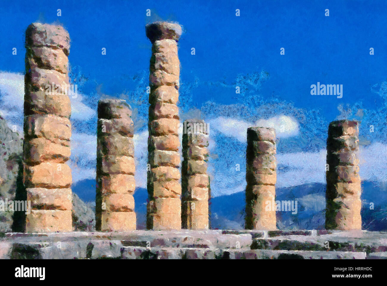 Oracle delphi painting hi-res stock photography and images - Alamy