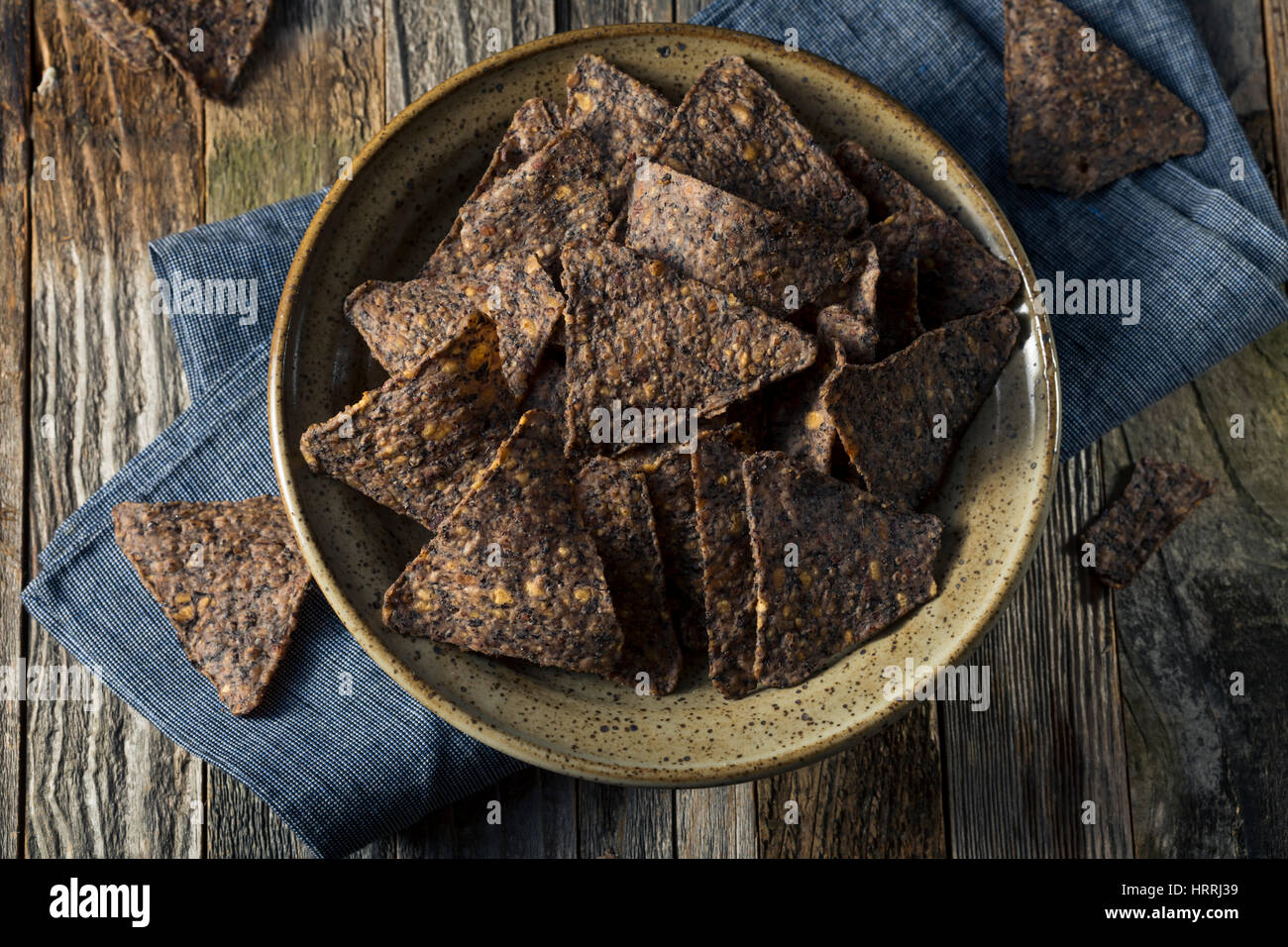 Black bean chips hi-res stock photography and images - Alamy