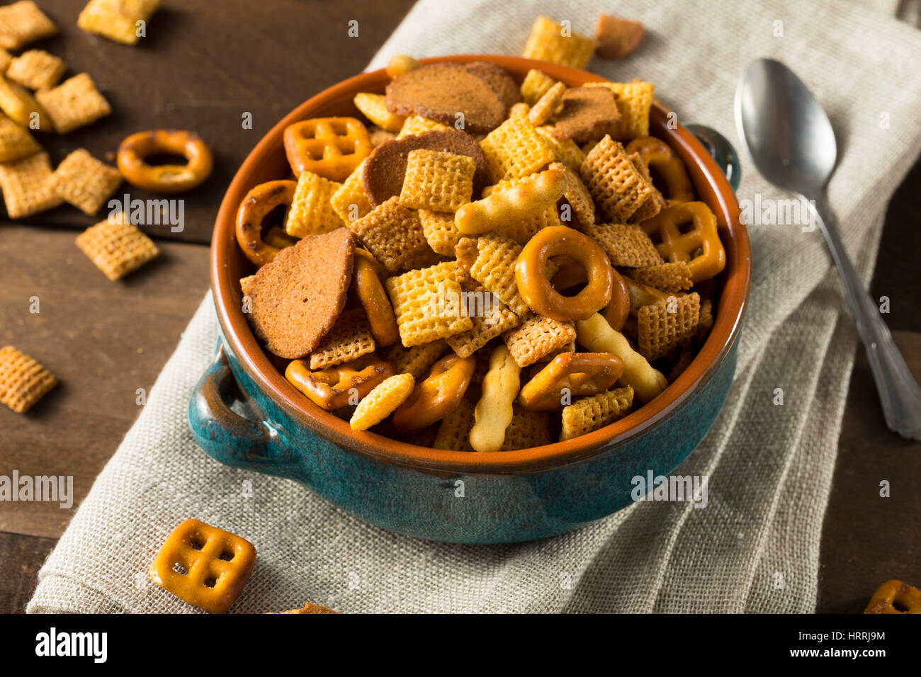 Junk food party mix hi-res stock photography and images - Alamy