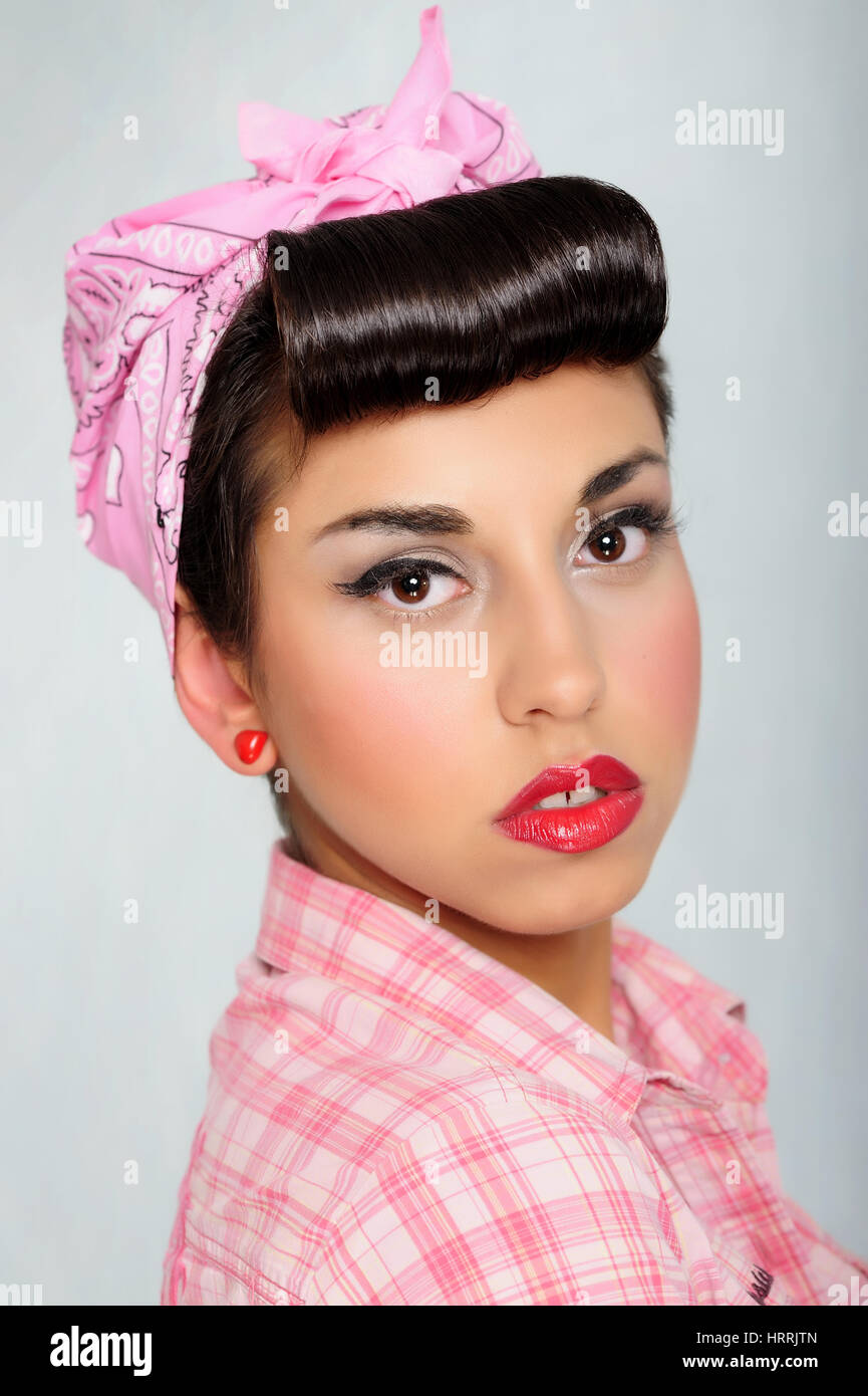 Beauty lifestyle, classic, fashion, elegance, female, fifties, girl ...