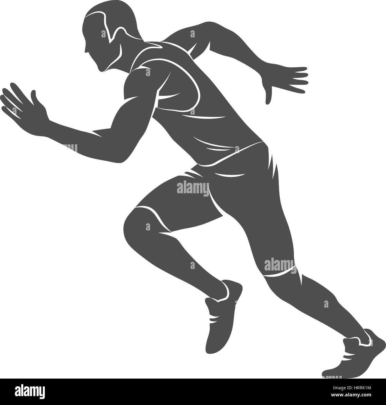 Running, sprinter, athlete Stock Vector Image & Art - Alamy