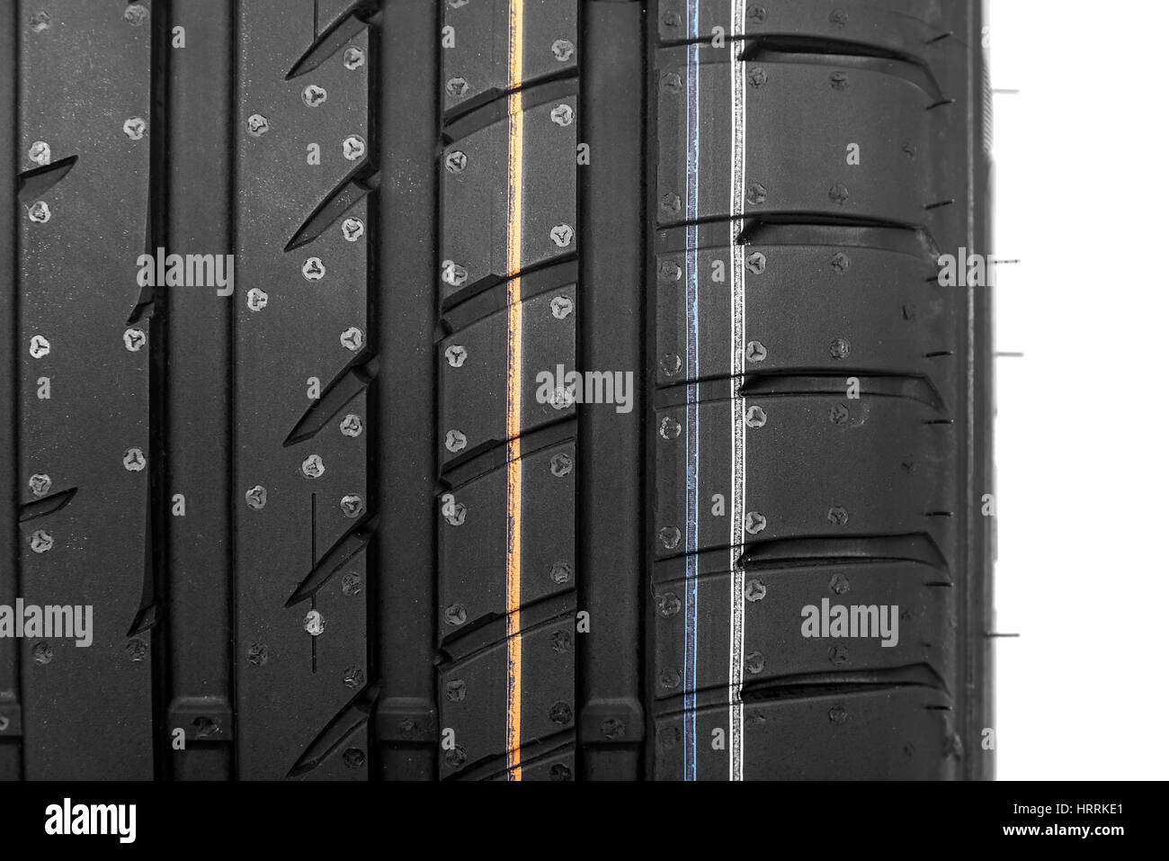 Car tire isolated on white background. Summer new car tyre Stock Photo ...