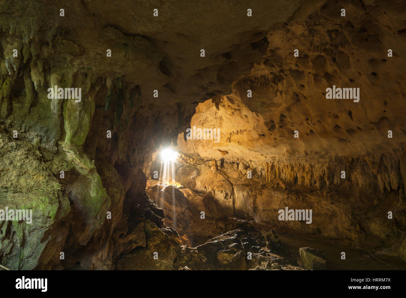 SKULL MOUTH CAVE LEADING TO CAVE WINDOW ARECIBO PUERTO RICO Stock Photo ...