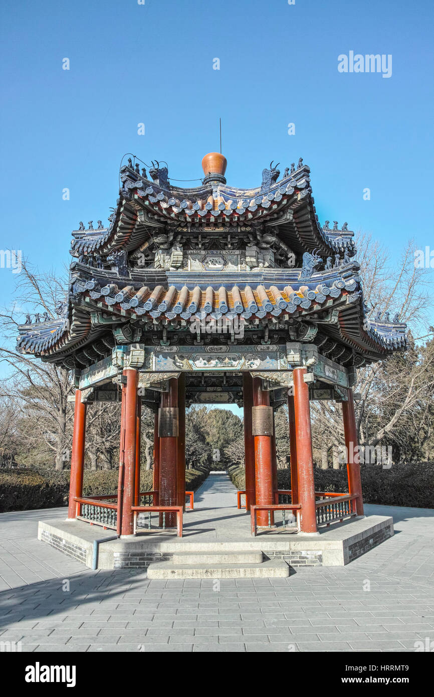 Ancient pavilion in Temple of Heaven Stock Photo - Alamy