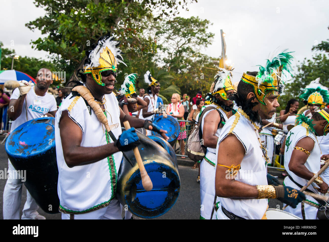 drummers are the rhythem of the carnival Stock Photo - Alamy