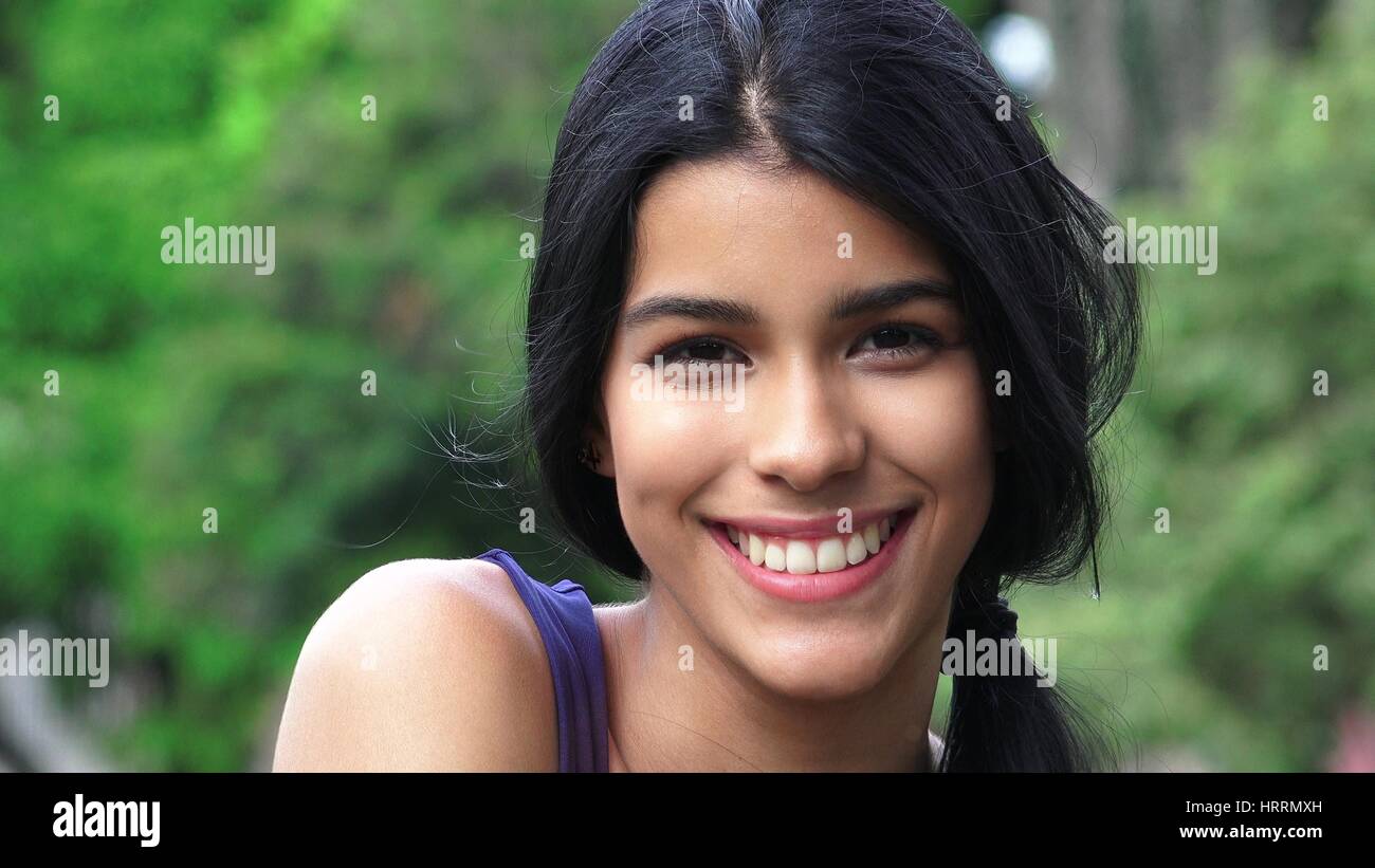 Person Smiling And Happy Stock Photo - Alamy