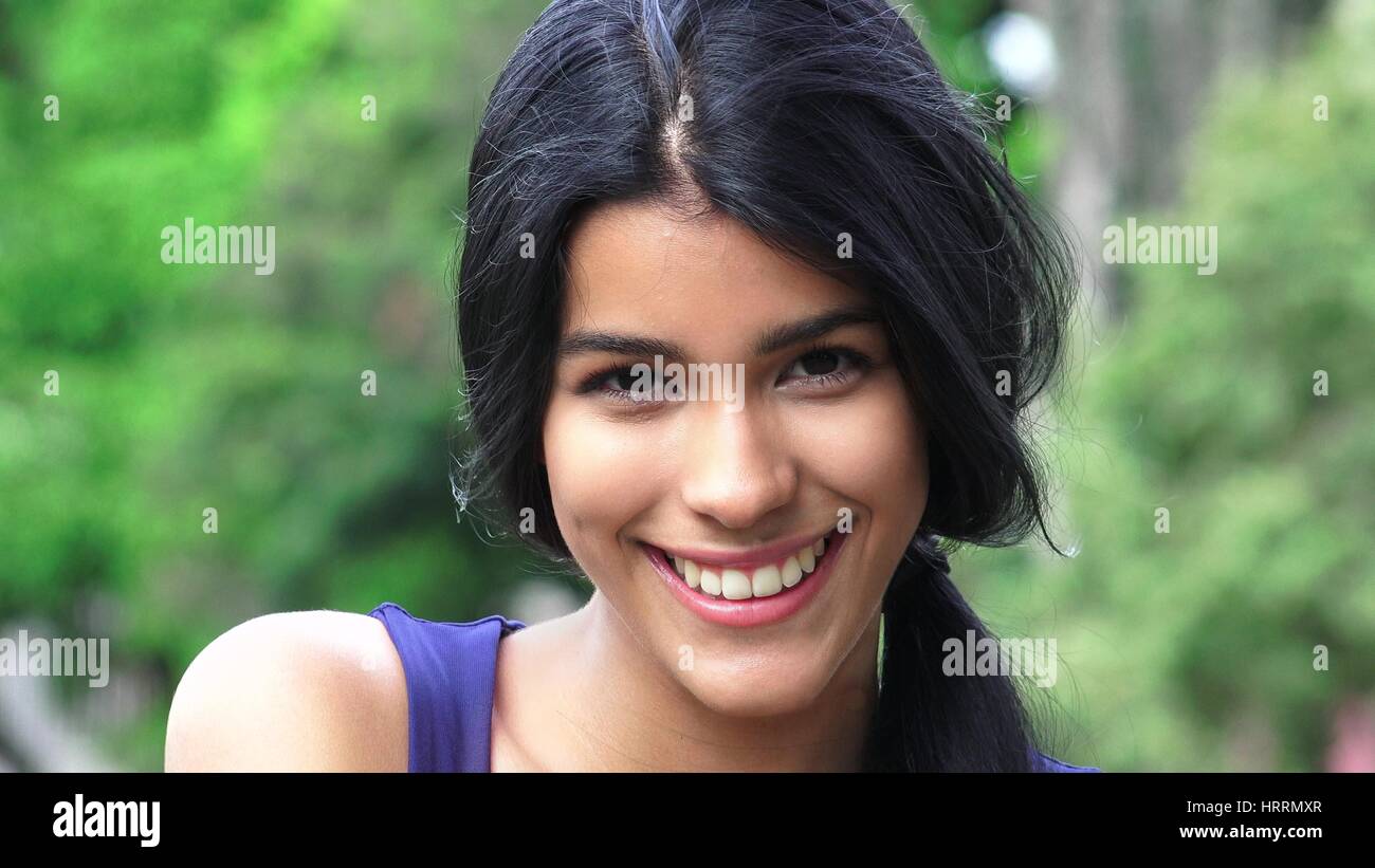 Person Smiling And Happy Stock Photo - Alamy