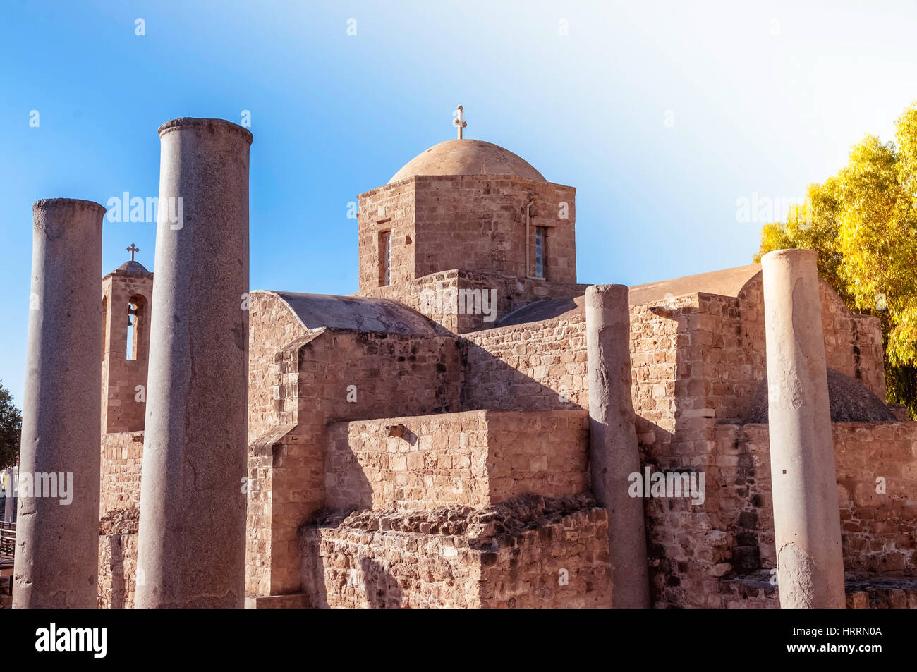 The Panagia Chrysopolitissa church. Paphos, Cyprus Stock Photo - Alamy