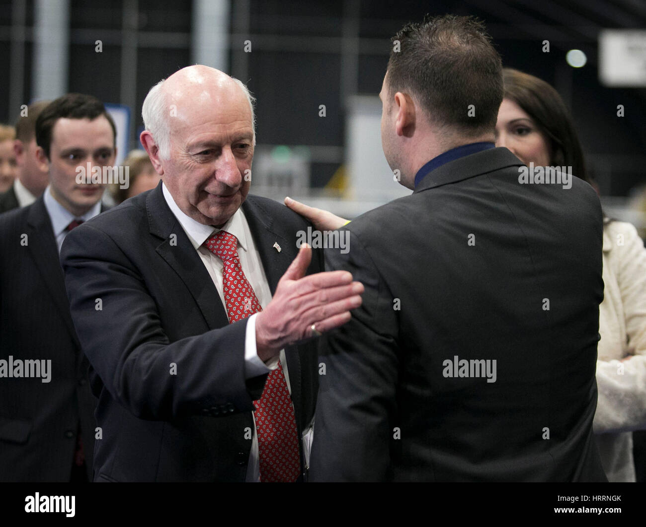 Returned DUP MLA Robin Newton (left) with David Douglas at the Titanic ...