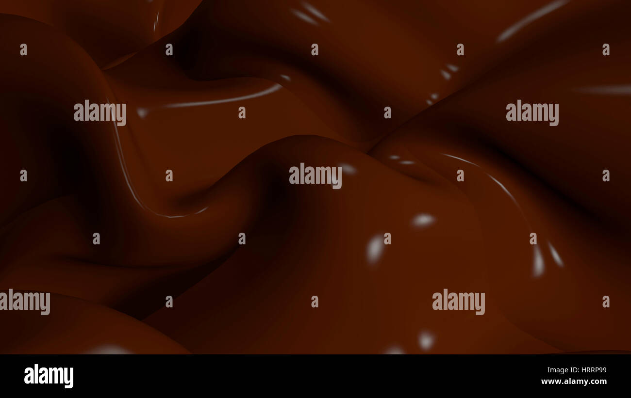 3D Illustration Abstract Chocolate Background with Glare Stock Photo - Alamy