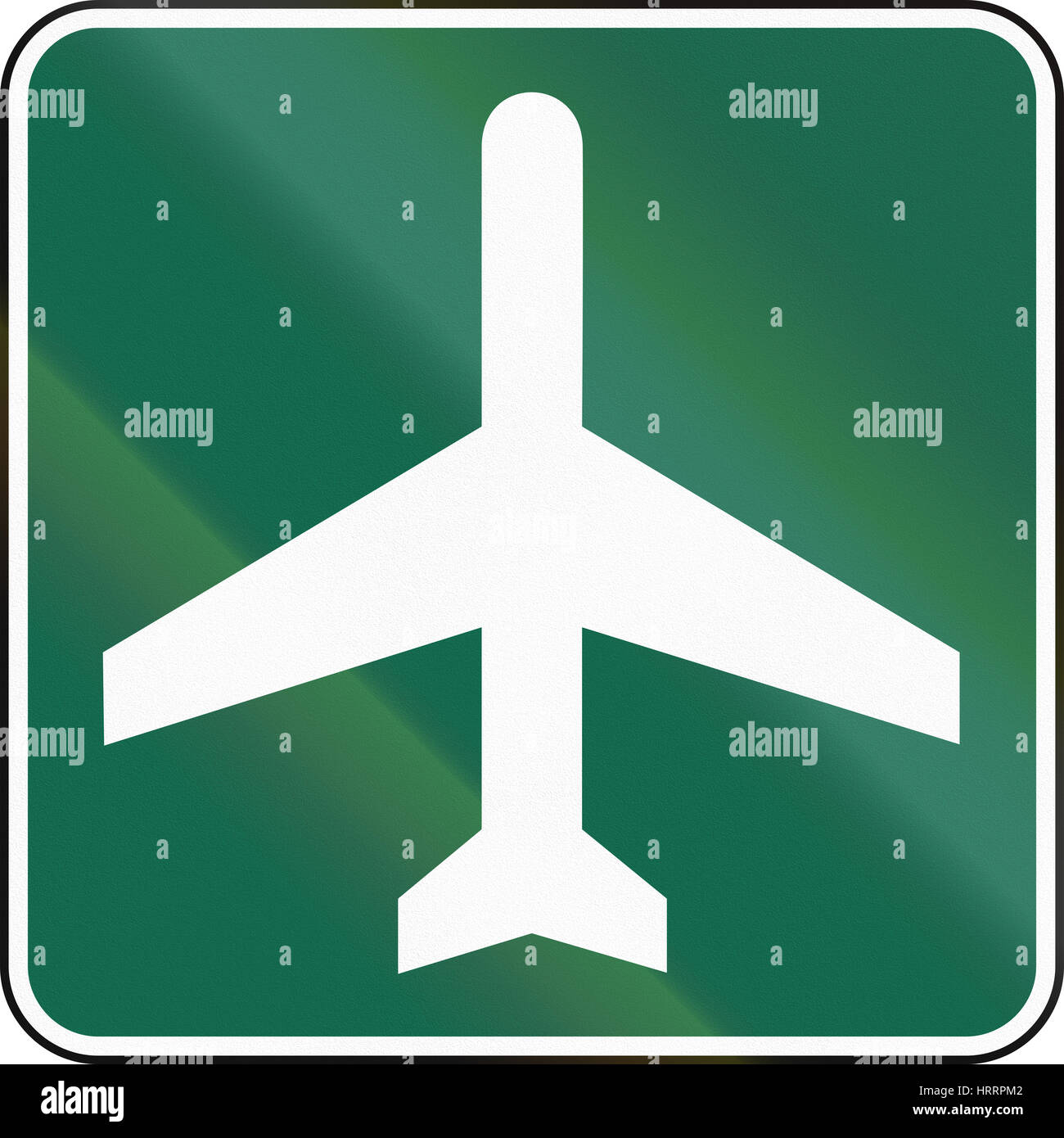 United States MUTCD road sign - Airport Stock Photo - Alamy