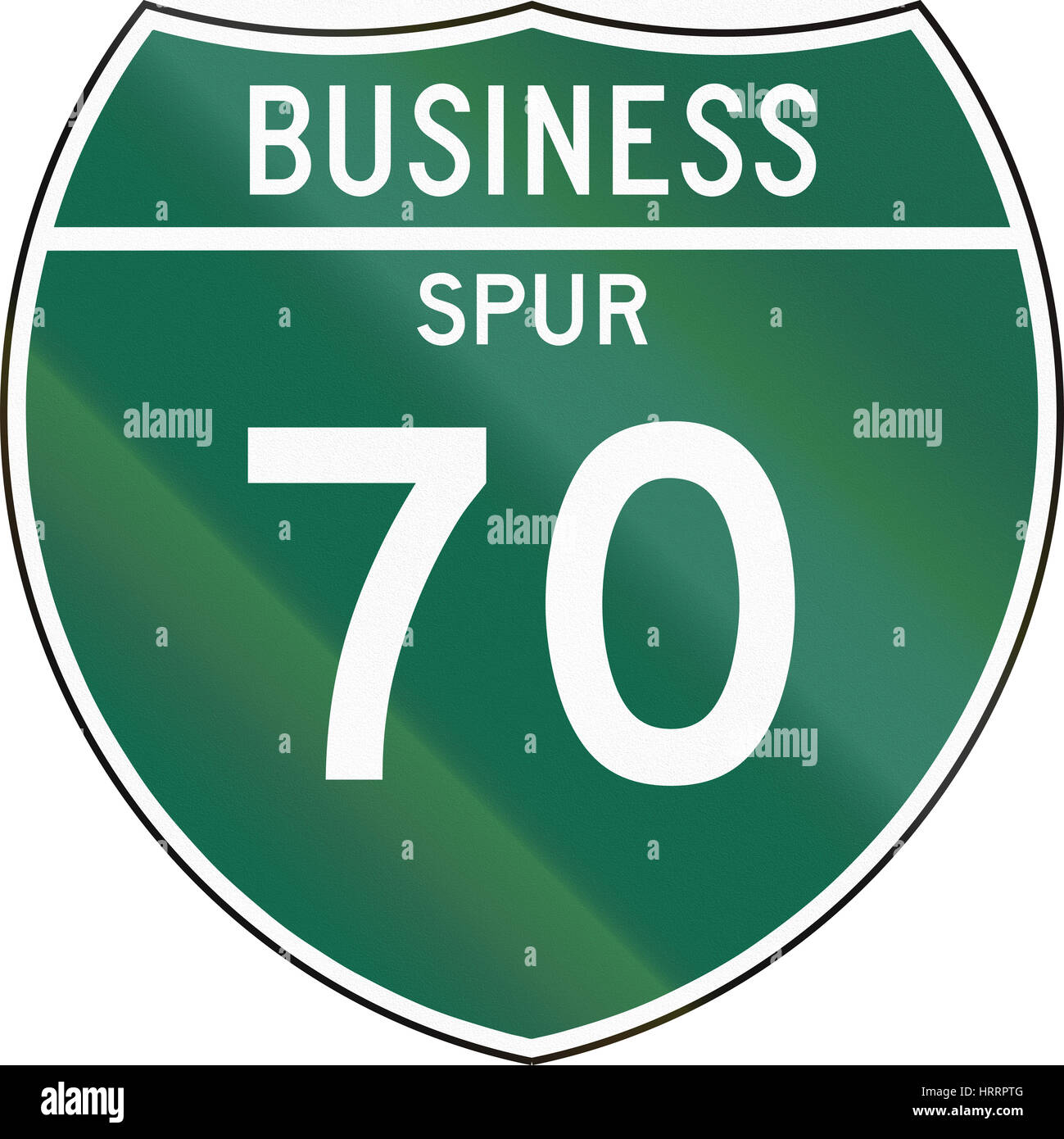 United States MUTCD road sign - Business spur Stock Photo - Alamy