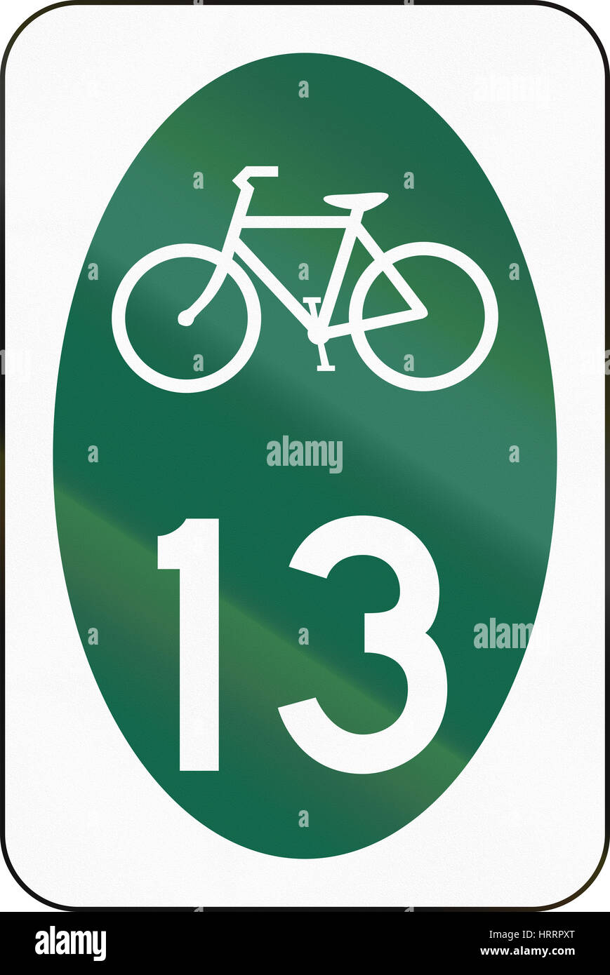 United States MUTCD road sign - Bike route Stock Photo - Alamy